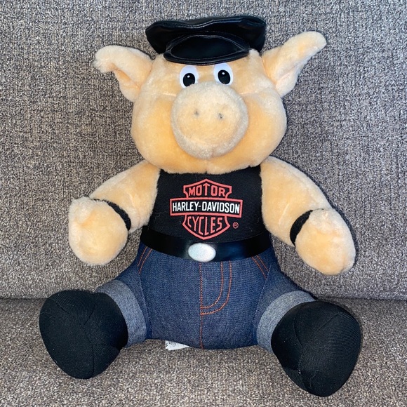 Harley-Davidson | Toys | 998 Harley Davidson Pig Plush | Poshmark